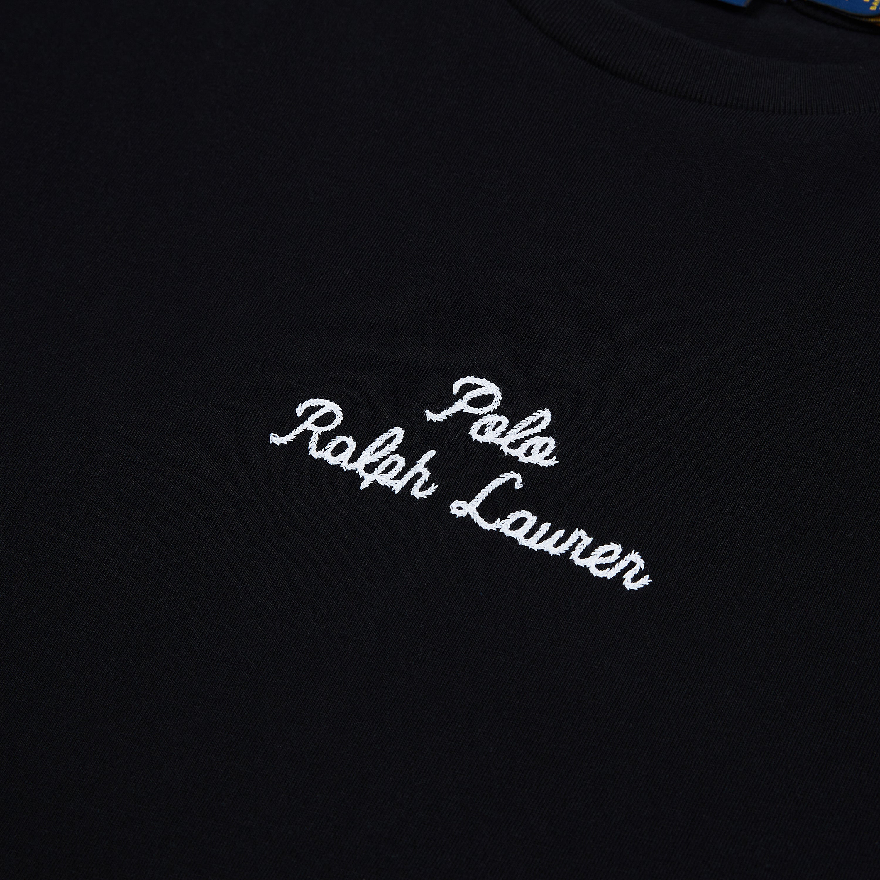 Embroidered Logo Tee | Black – Capsule NYC