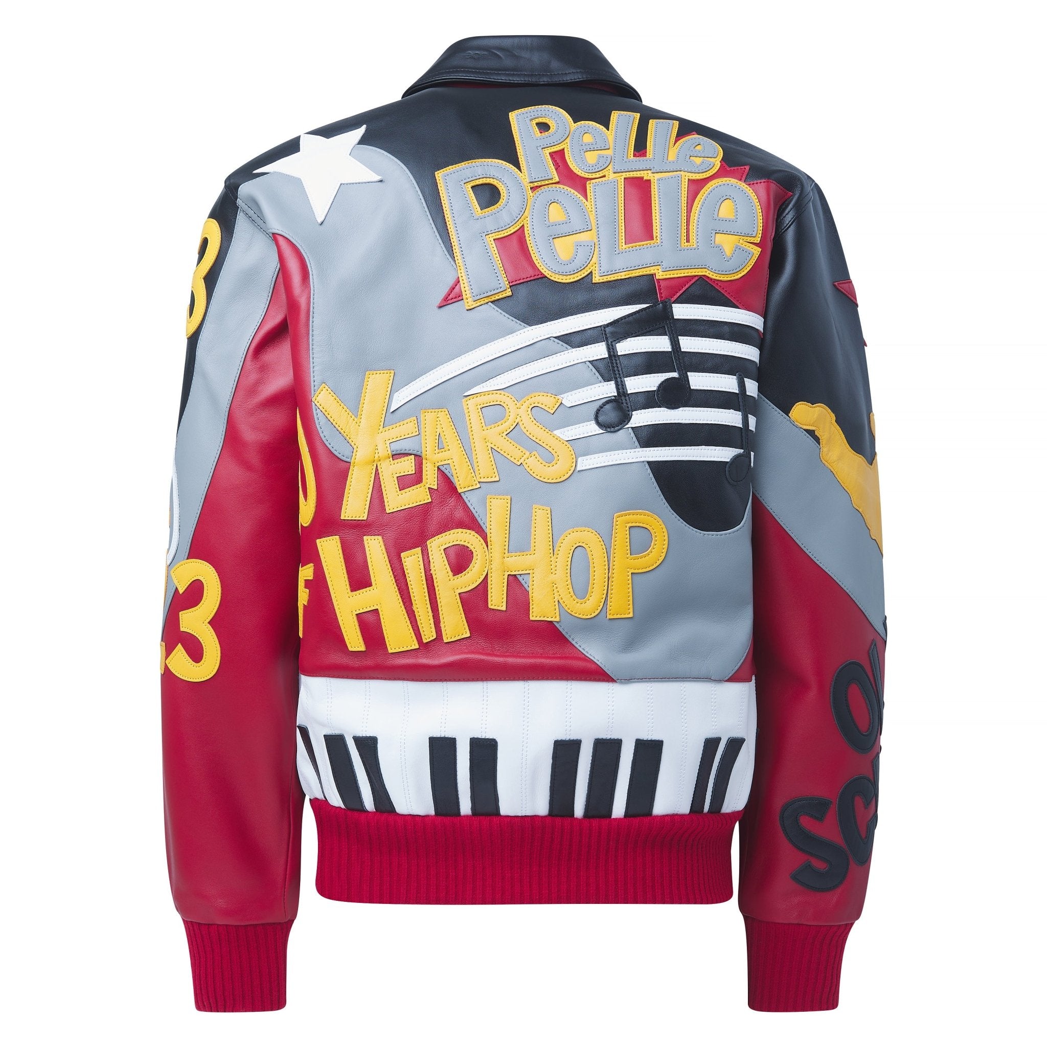 50 Years Of Hip Hop Jacket | Black/Cabernet/Grey/Maize – Capsule NYC