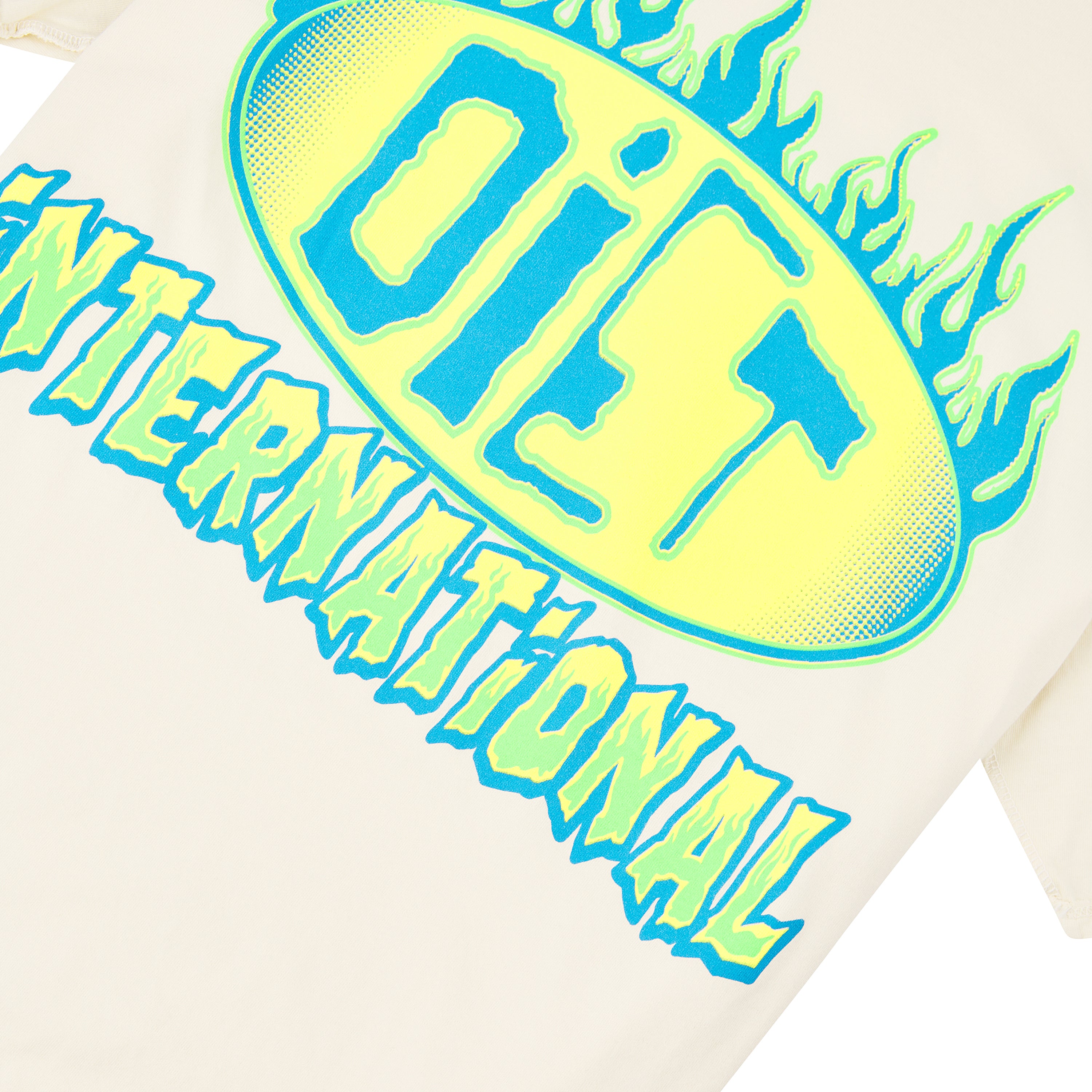 INTL Flame Tee | Antique White – Capsule NYC