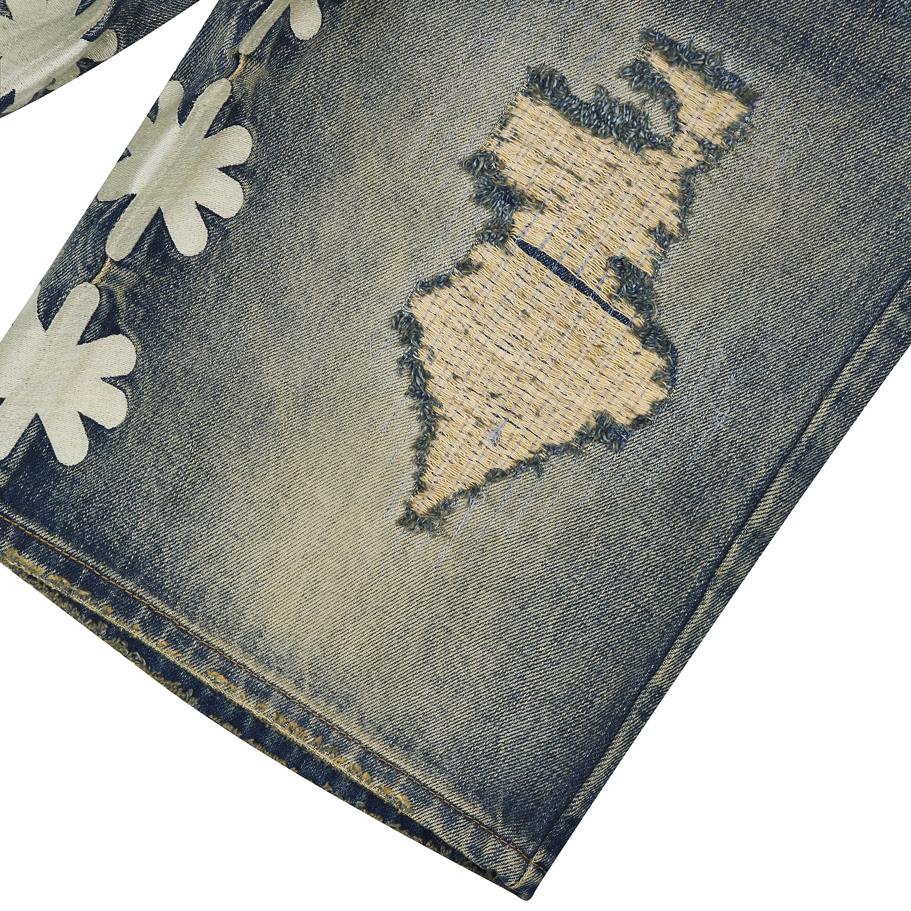 Dstry Denim Short | Bone – Capsule NYC