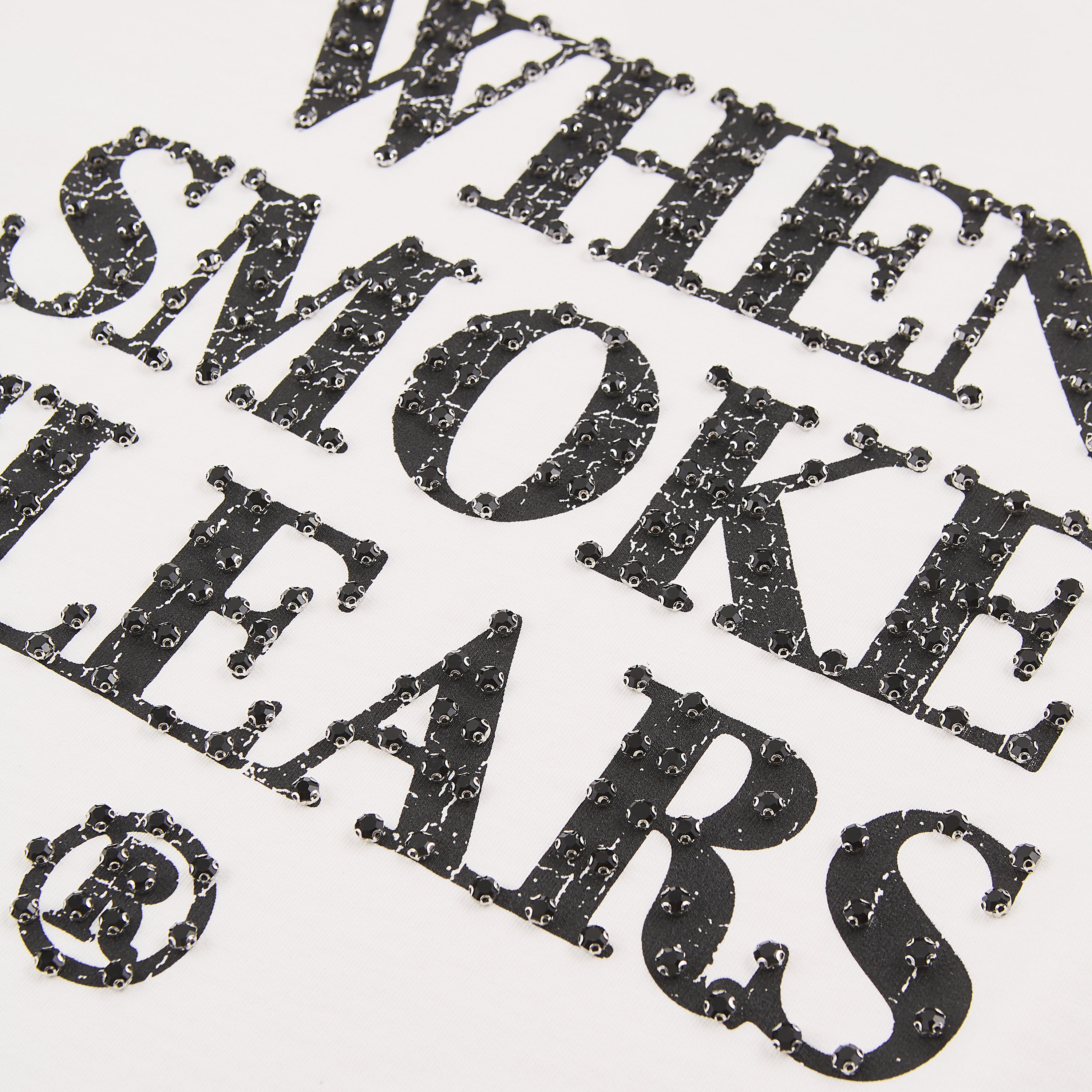 Diamond Tee | Bone White/Black – Capsule NYC