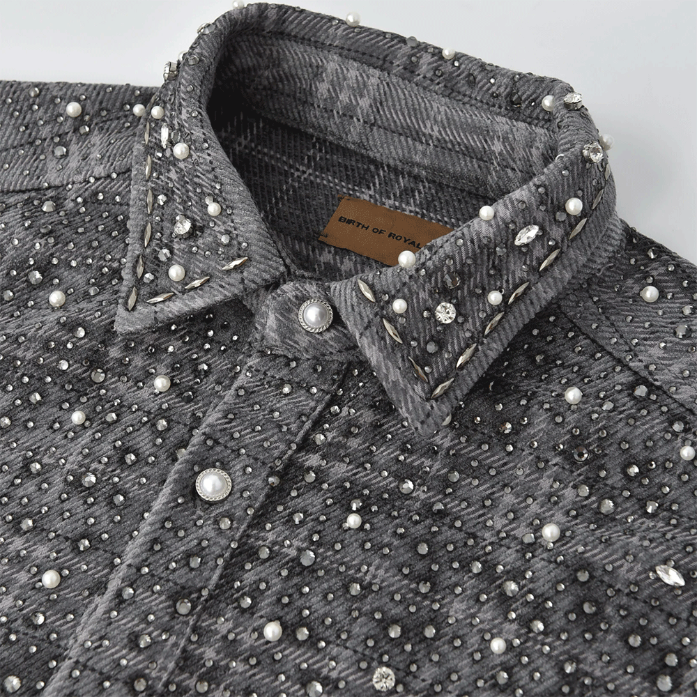 20K Diamond Shirt | Grey – Capsule NYC