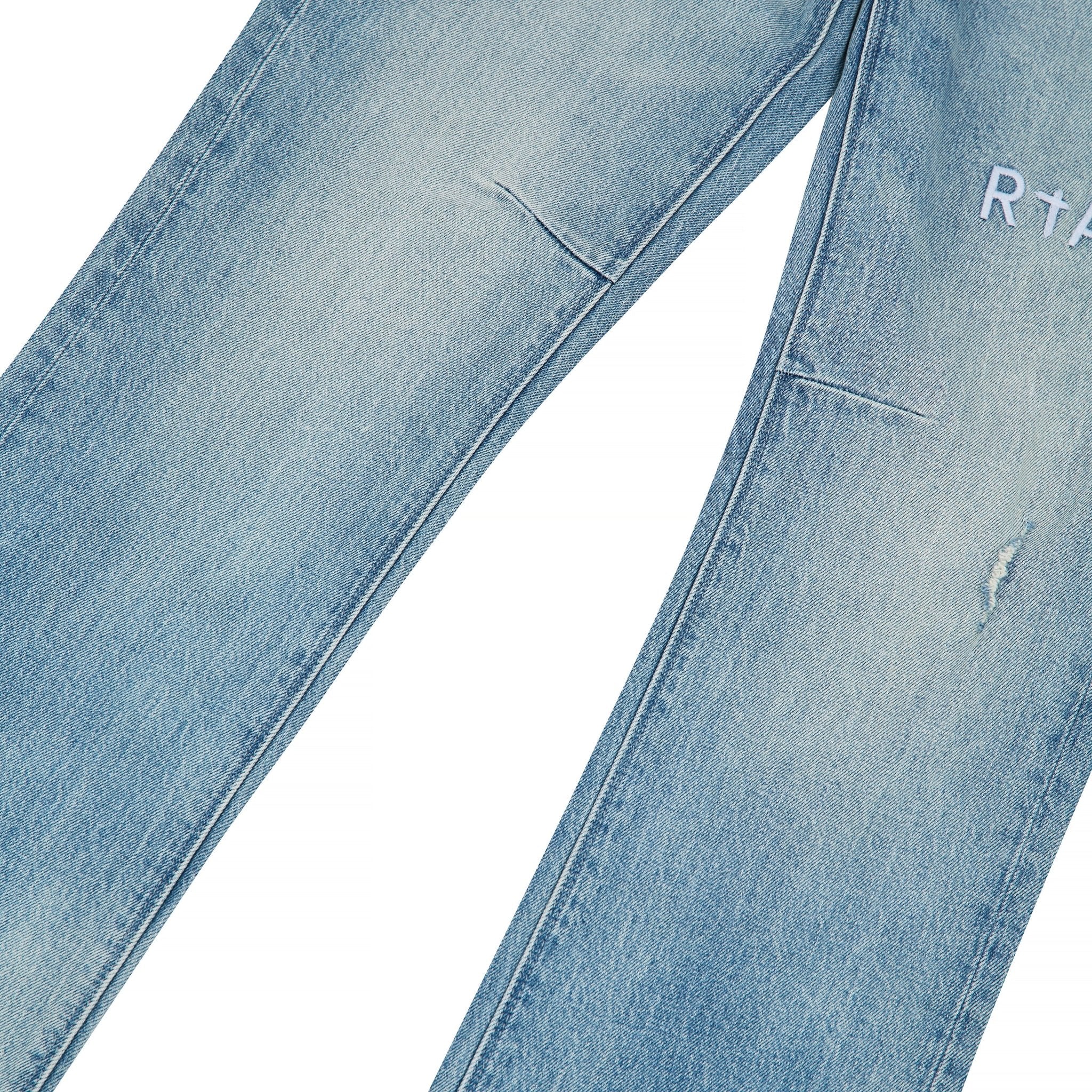 Denis Flared Denim | Medium Blue – Capsule NYC