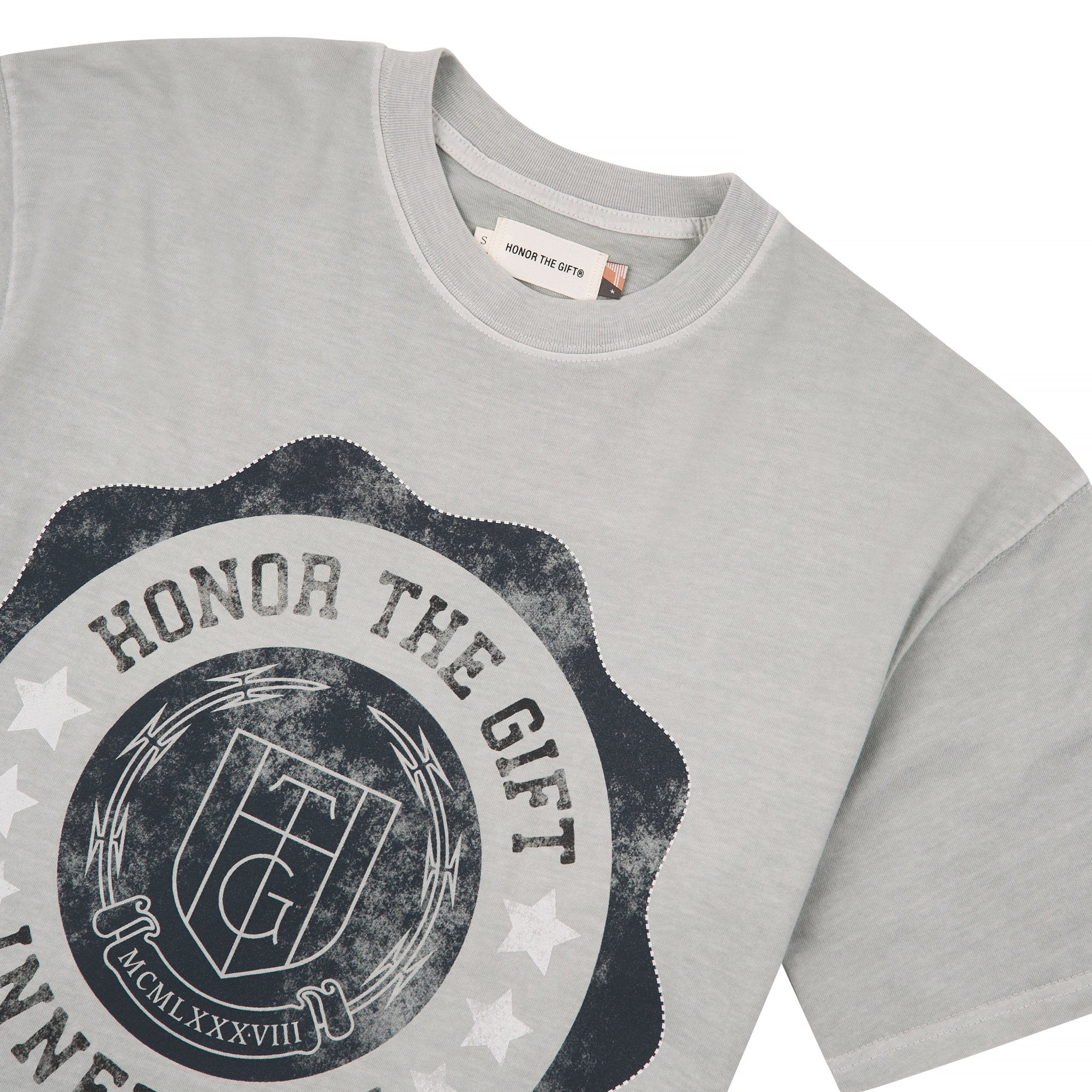 HTG Seal Logo Tee | Stone – Capsule NYC