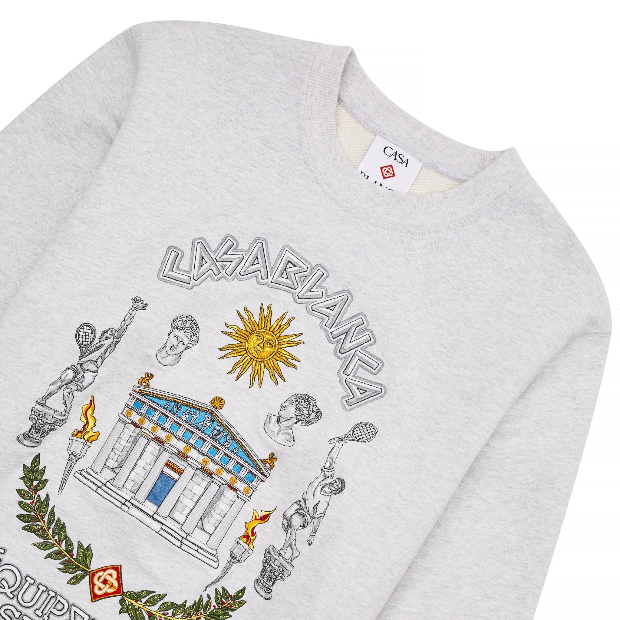 Le Temple du Sport Embroidered Sweatshirt – Capsule NYC