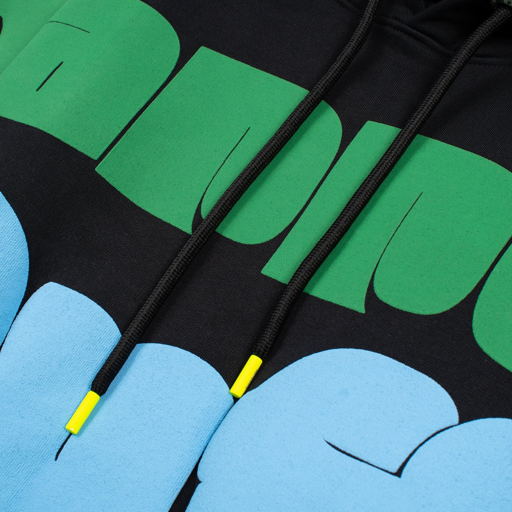 Puff Print Hoodie | Black – Capsule NYC