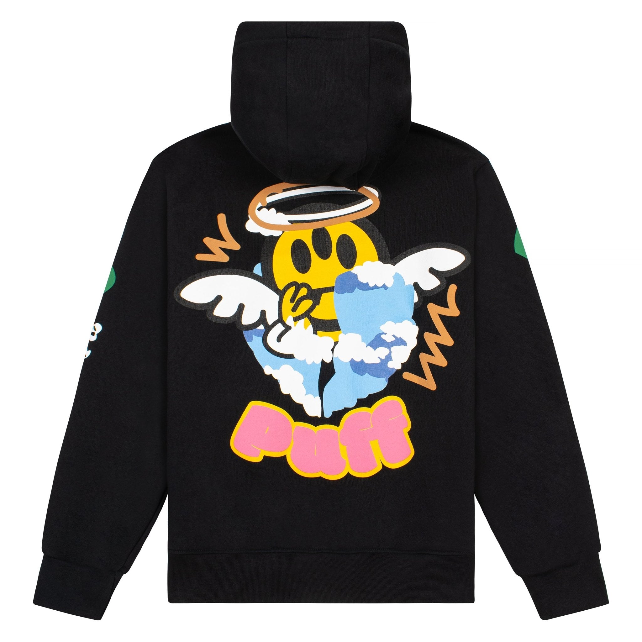Puff Print Hoodie | Black – Capsule NYC