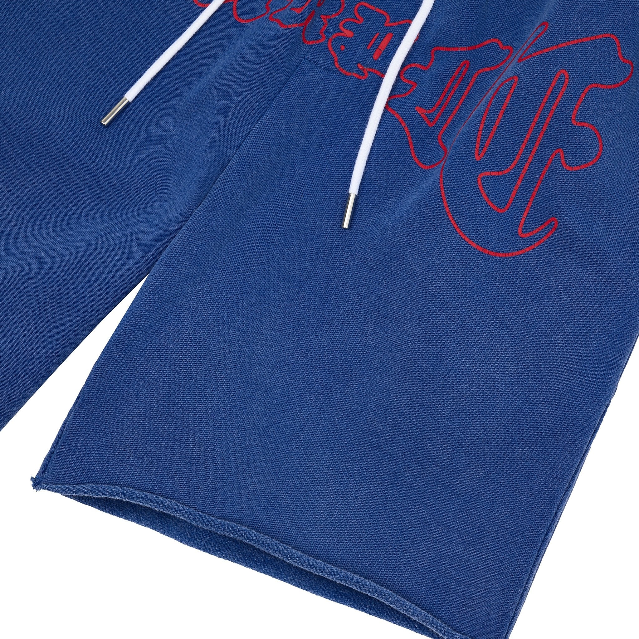Screen Wordmark Sweatshort | Blue – Capsule NYC
