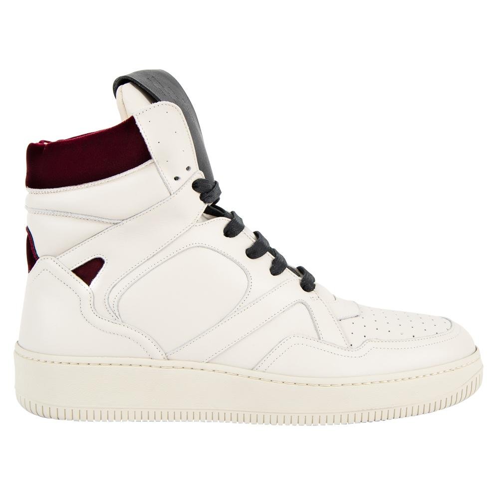 Mongoose Sneaker | Bone/Wine Velvet – Capsule NYC