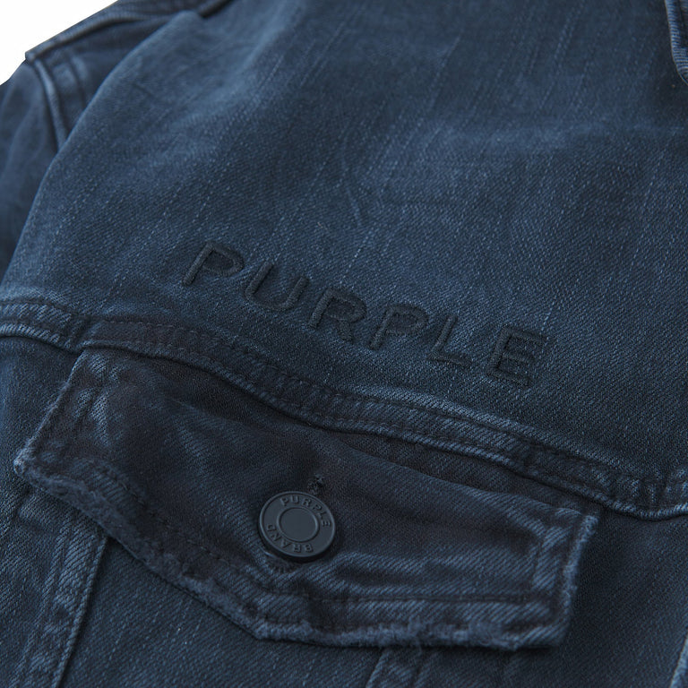 Purple X Blue Sky Denim Jacket | Blue – Capsule NYC
