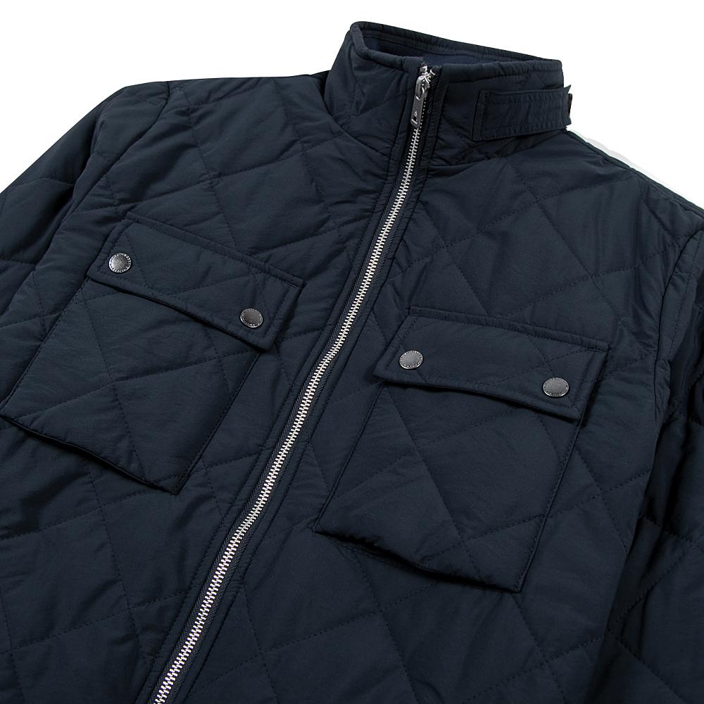 Quilted Short Jacket | Navy – Capsule NYC