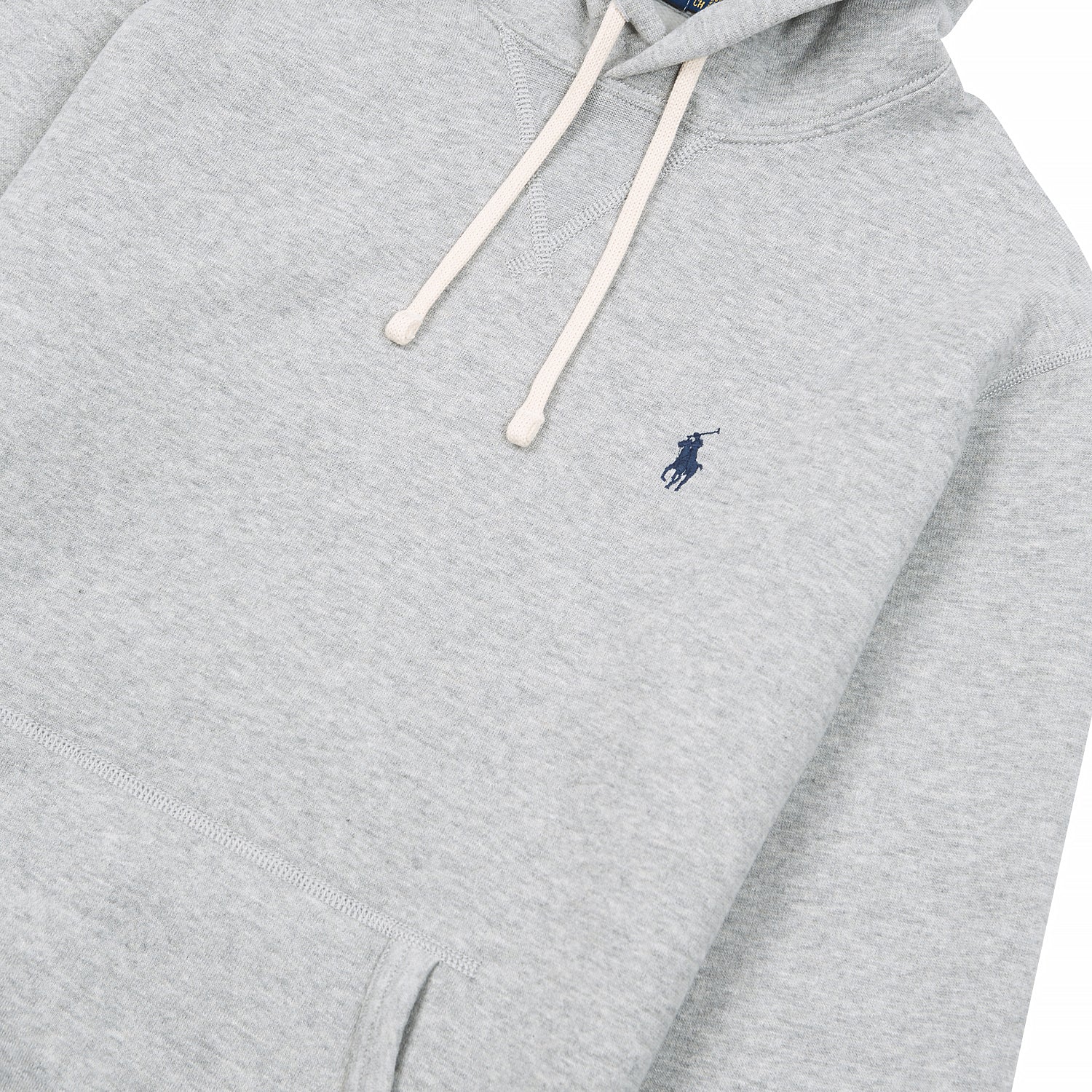 RL Fleece Pullover Hoodie | Grey Heather – Capsule NYC